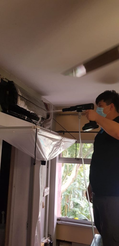 Fan Coil Cleaning - LS Aircon Servicing Singapore