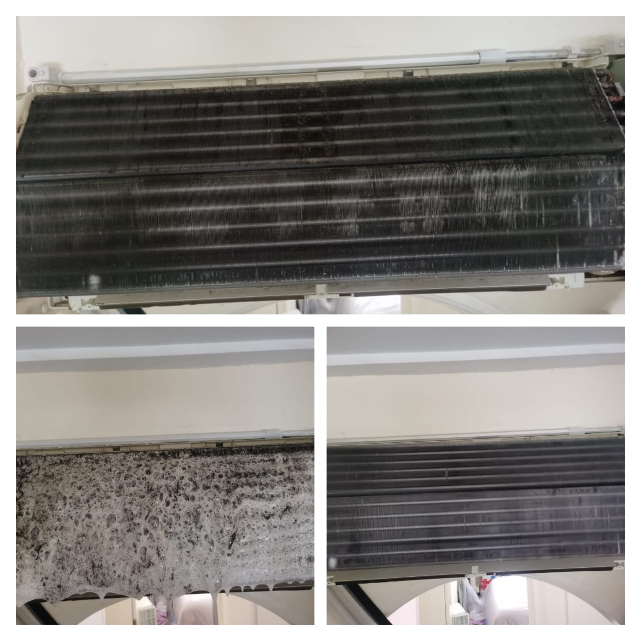 Chemical Wash For AC Blower - LS Aircon Servicing Singapore